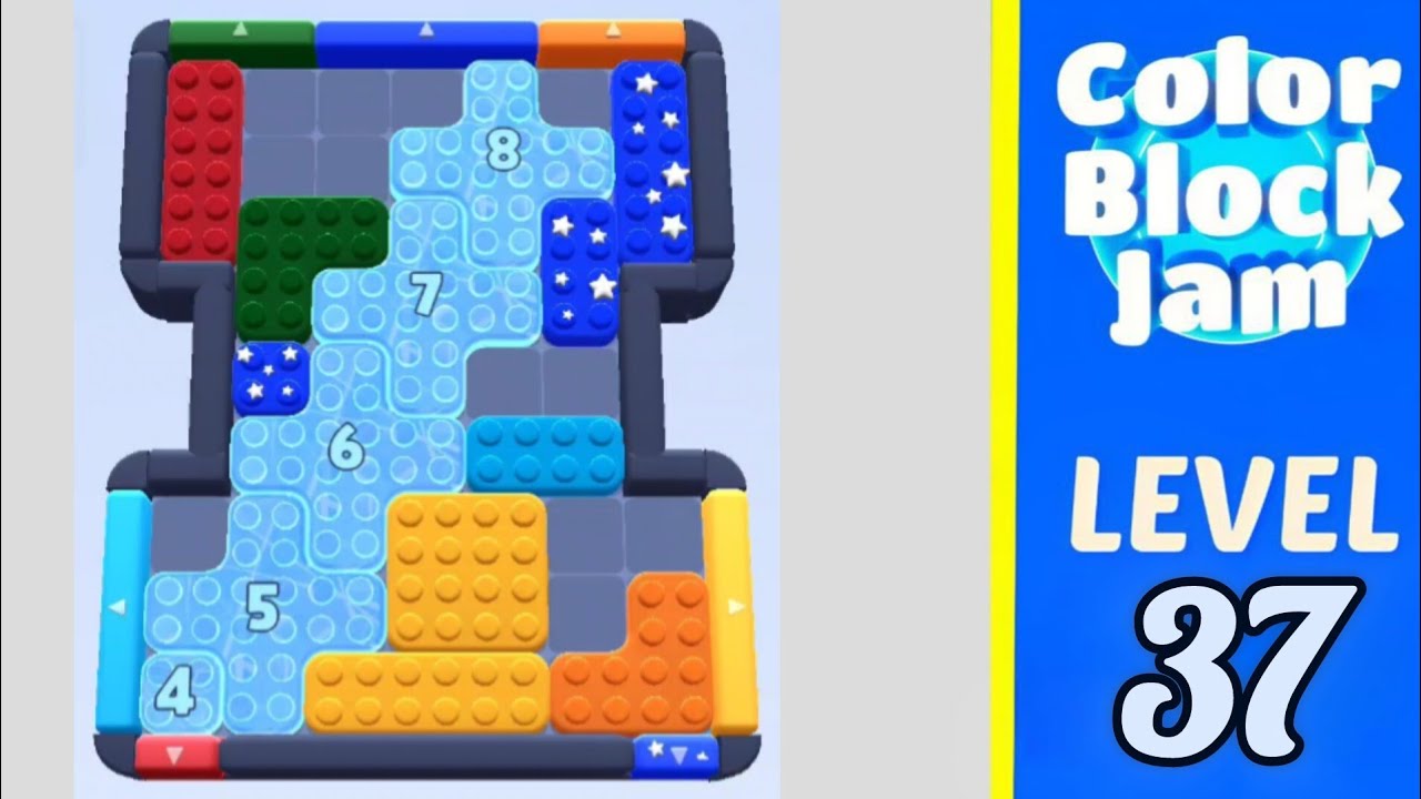 Color Block Jam Level 37 Walkthrough Solution - YouTube