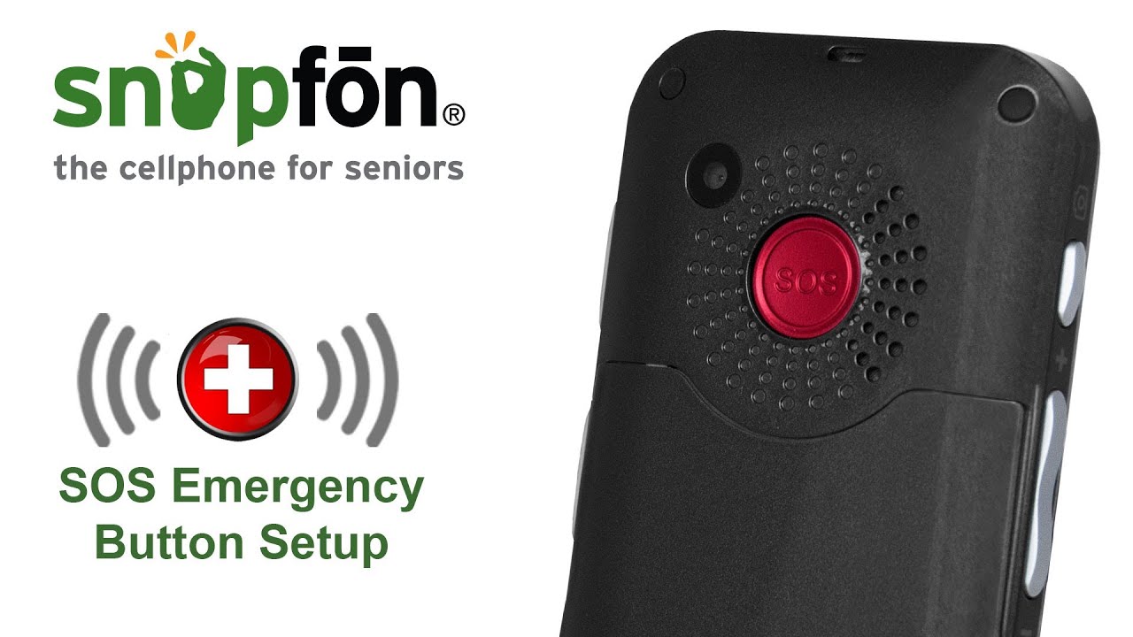 Snapfōn® ezTWO - Setting up SOS Emergency Button - YouTube