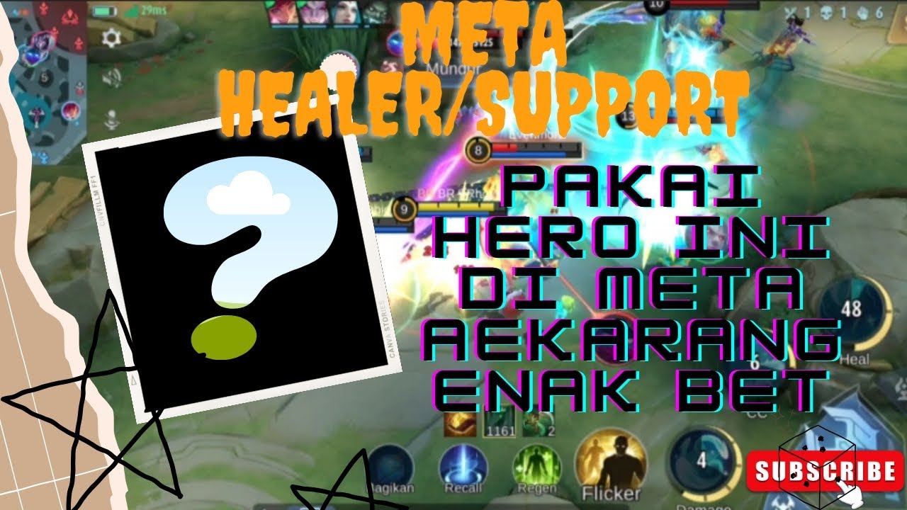 ROAMER HEALER/SUPPORT‼️PAKAI HERO INI D META HEALER SEKARANG MAIN SOLO ...