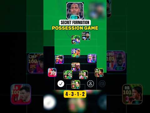 Patrik Kluivert 😎 Best possession Game Formation Playstyle🔥💀🔥 #efootball #pes #formation #kluivert