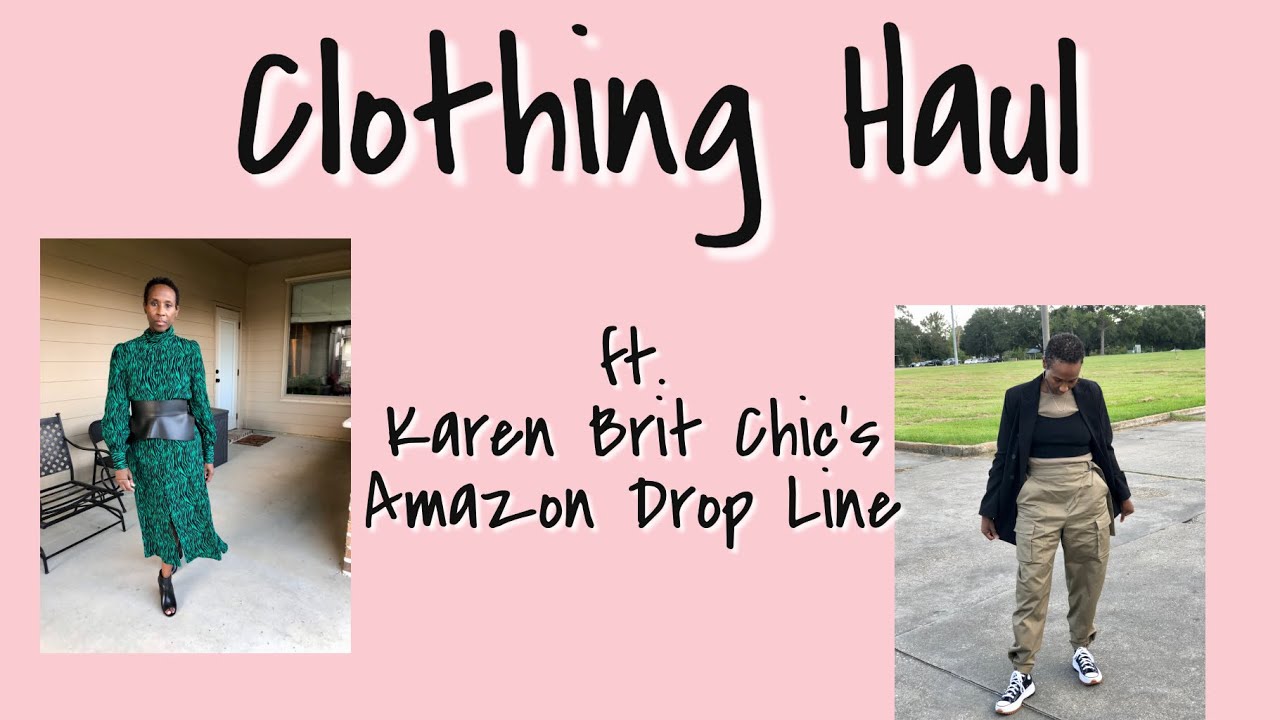 The Drop Clothing Haul Ft. Karen Brit Chic Clothing Line - YouTube