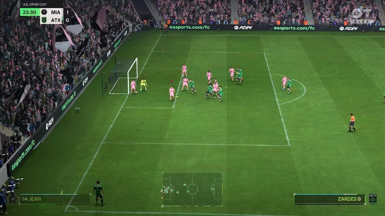 EA SPORTS FC 24 Inter Miami Cf vs Austin Fc - YouTube