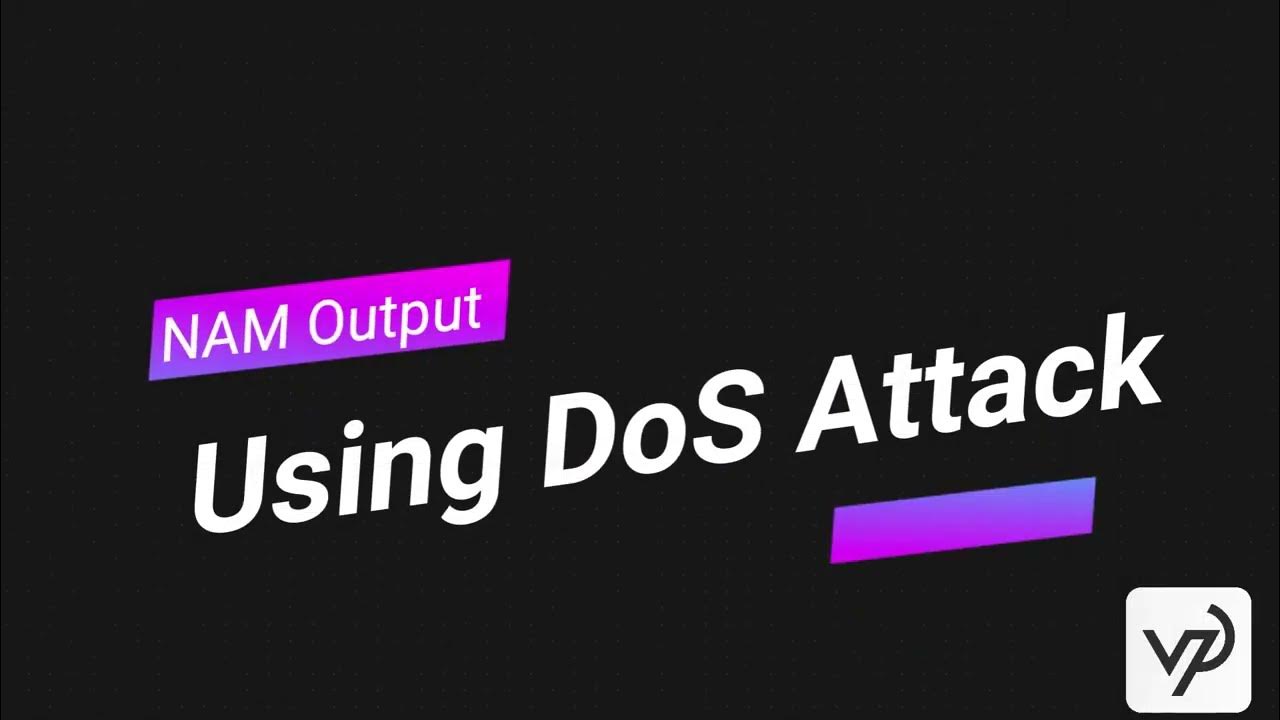 NAM output for DoS Attack using NS2 - YouTube