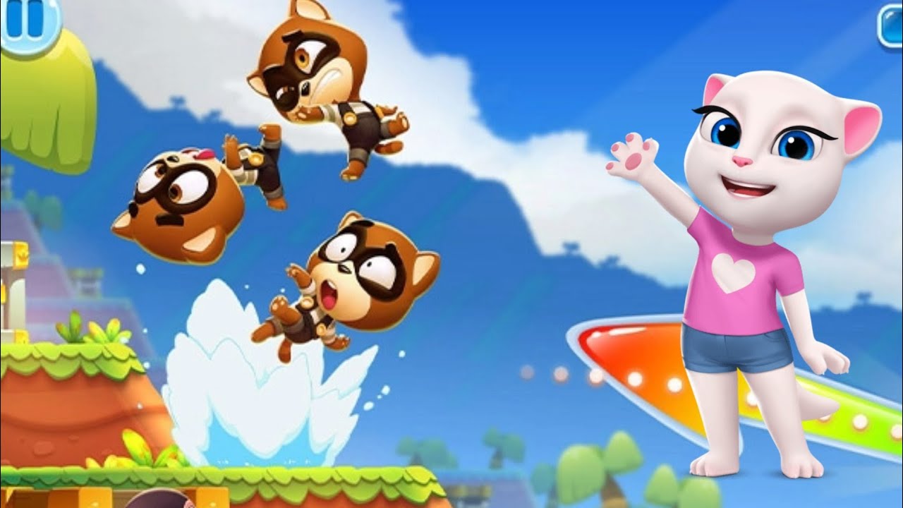 talking tom splash force gameplay part 4 - talking angela New world ...