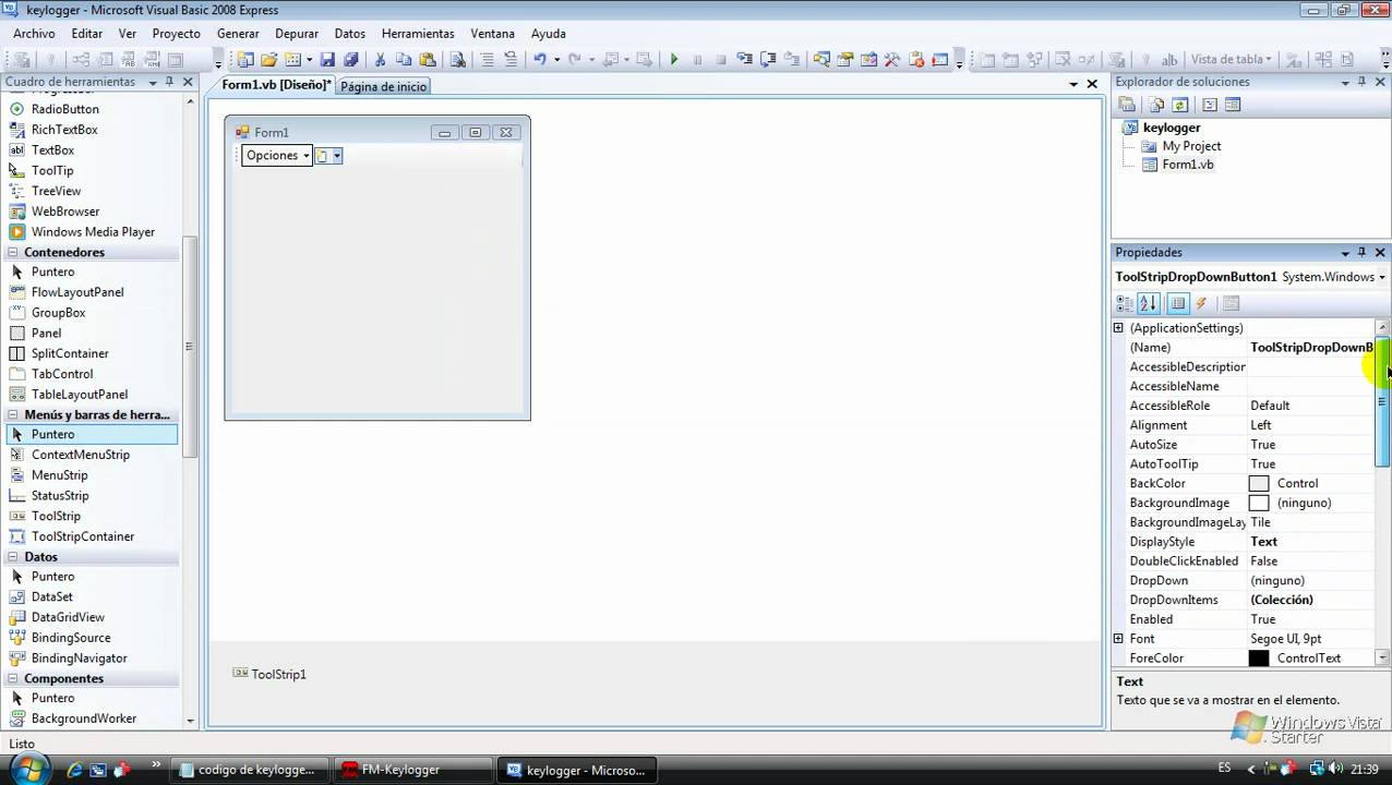 Tutorial Visual Basic.NET // Capturador de teclas en Visual Basic.NET - YouTube