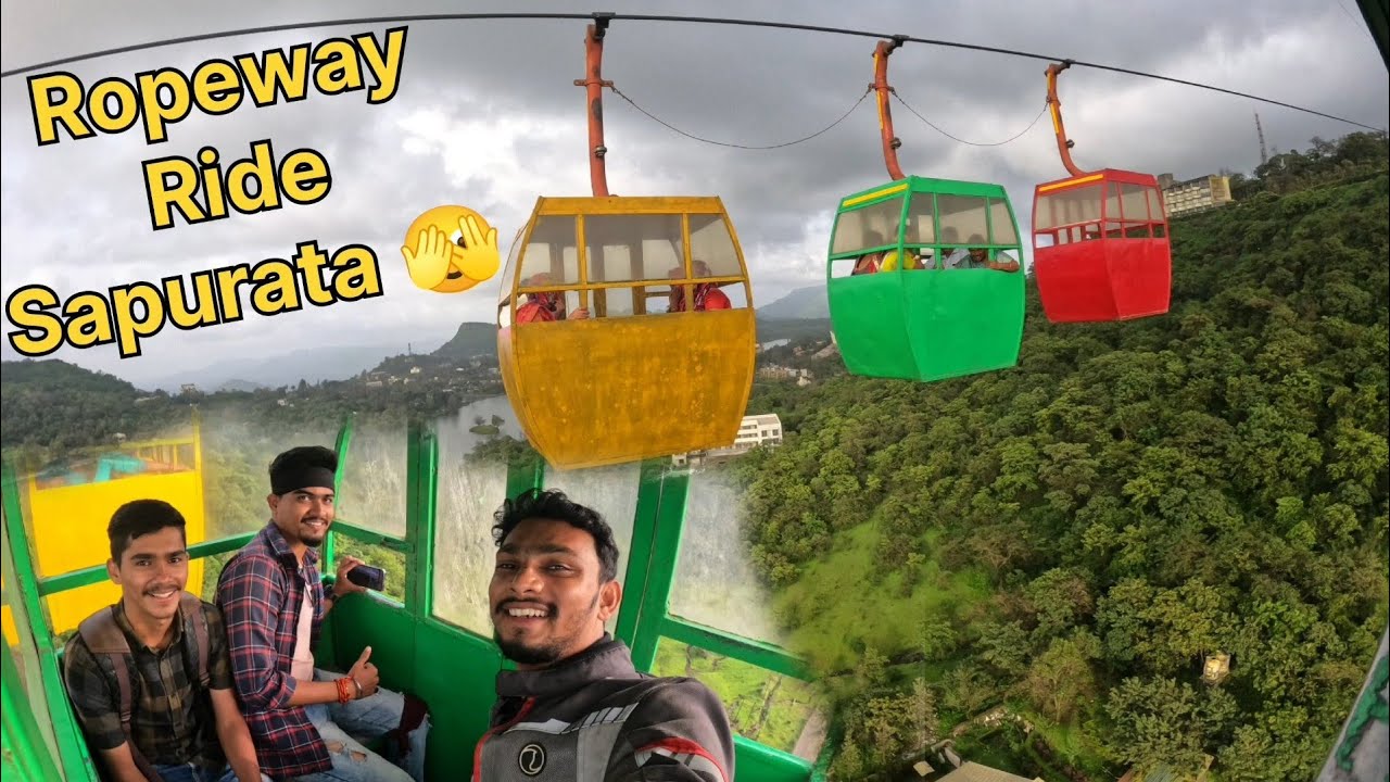 Amazing Experience Ropeway Ride 🫣 || Saputara Hill Station Gujarat ...
