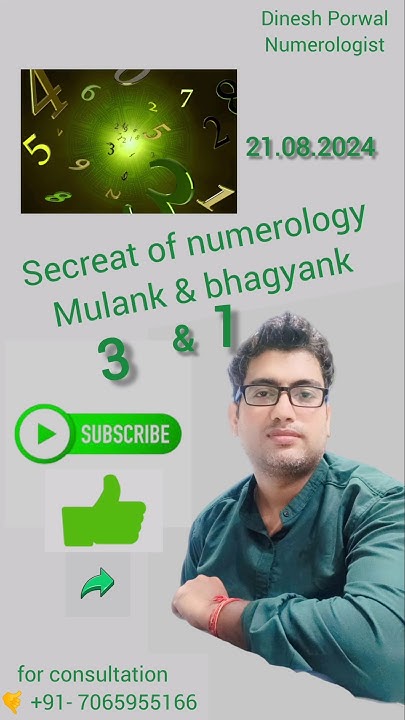 Numerology combination mulank 3 bhagyank 1 | Master Numerology | Dinesh Porwal #shorts #short ...