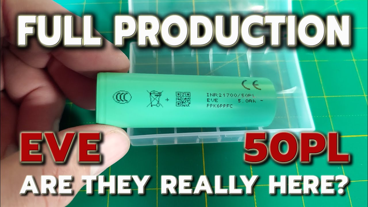 EVE 50PL FULL PRODUCTION CELLS ARE FINALLY HERE! // HOW DOES THIS ...