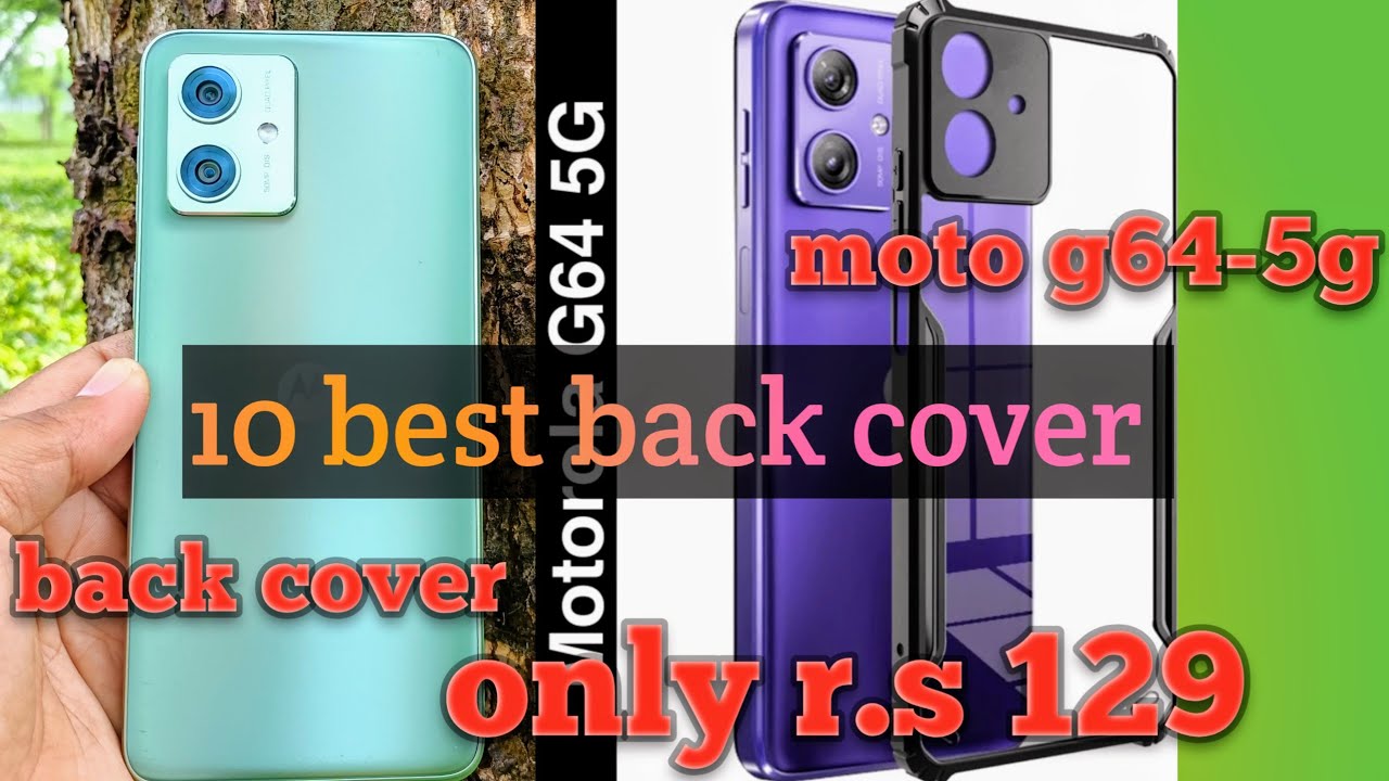 moto g64_5g back cover unboxing? @ only 129 - YouTube