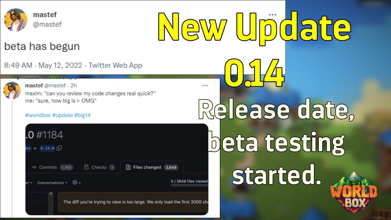 New WorldBox 0.14 update, release date, beta testing, + 3 thousand new ...