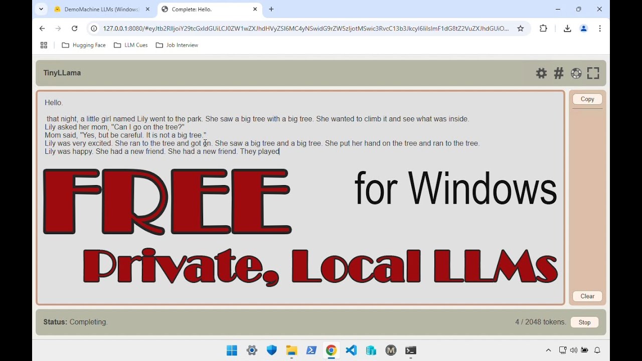 Get Started with DemoMachine LLMs on Windows - YouTube