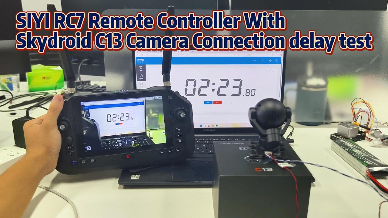 SIYI RC7 Remote Controller With Skydroid C13 Camera Connection delay ...