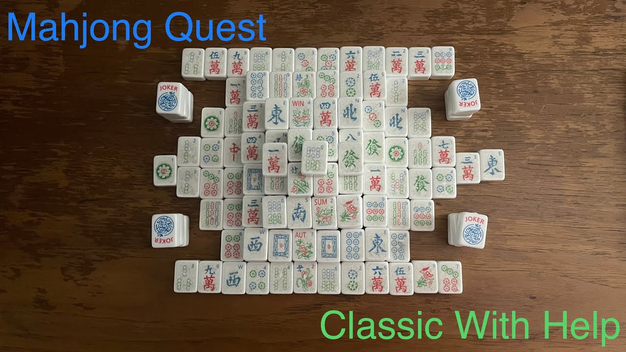 Mahjong Quest: Classic With Help - YouTube