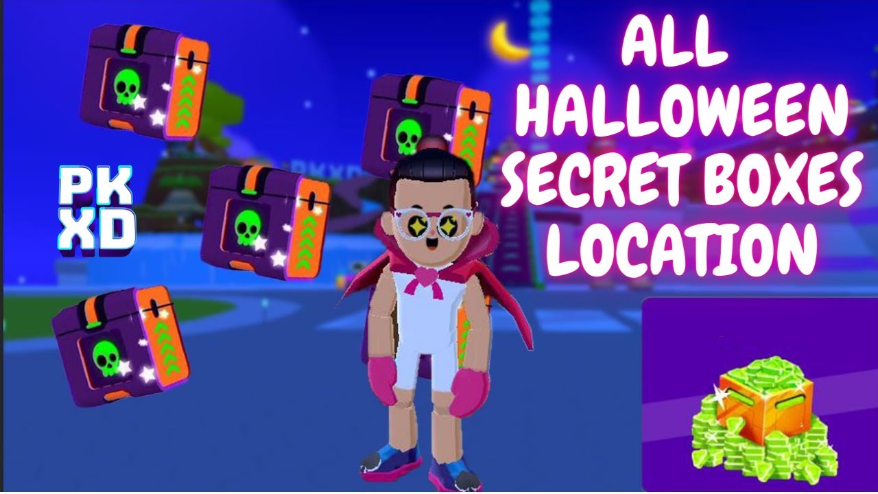 PKXD ALL HALLOWEEN SECRET BOX LOCATIONS !!! - YouTube