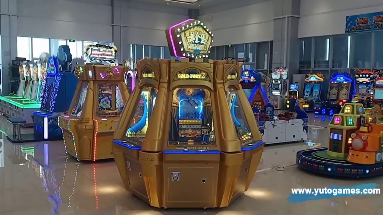 Gold Fort 2 Coin Pusher Machine For Sale|Arcade Penny Pusher For Sale ...