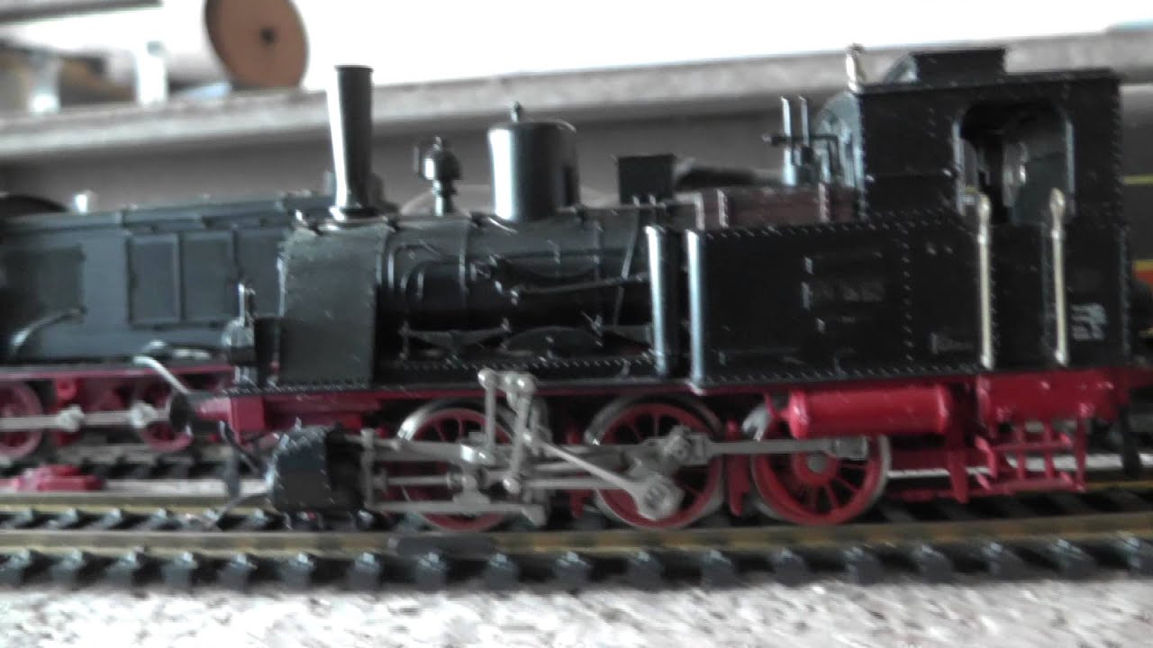 HO Fleischmann 0-6-0 prussian tankengine T3 DRG class 89, Allan gearing ...
