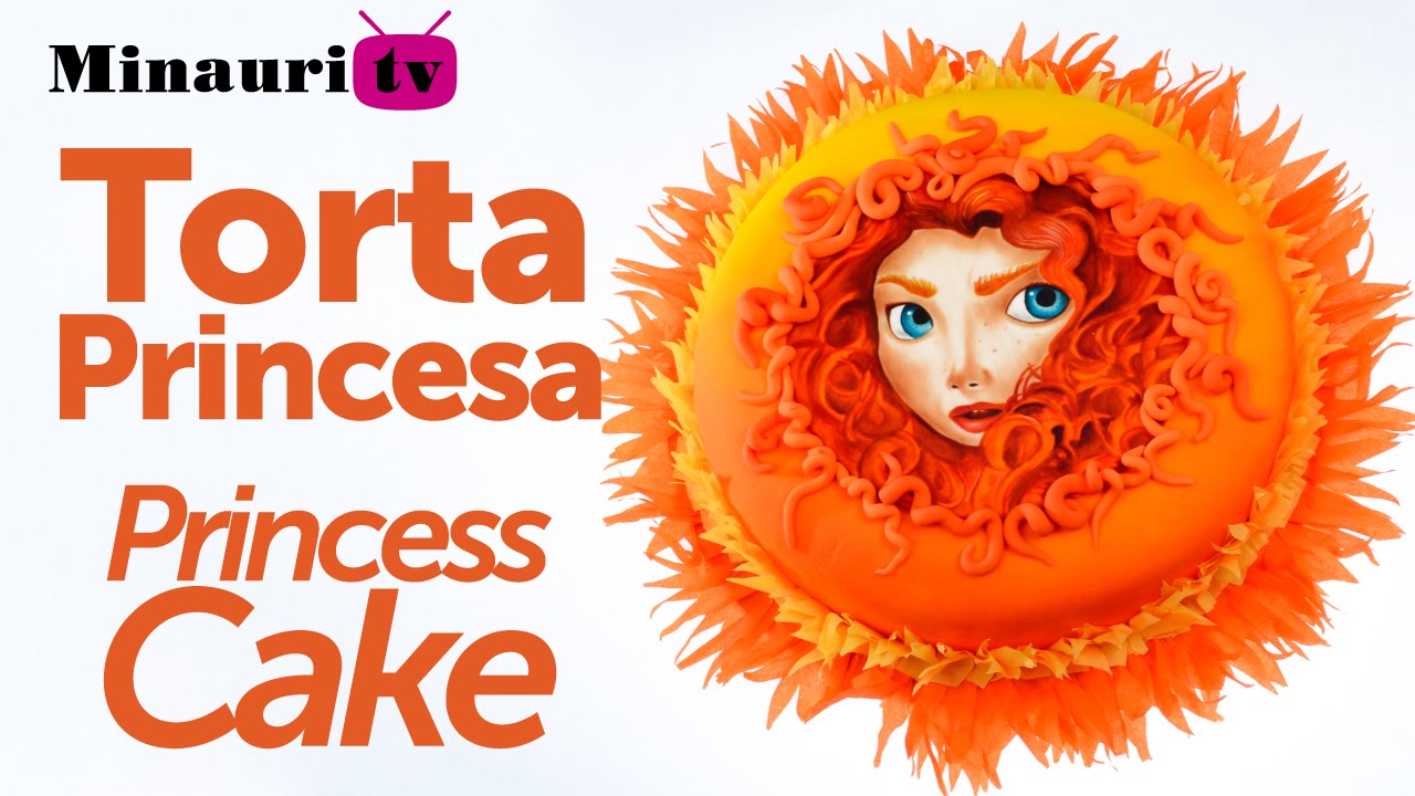 Torta Princesa - Princess Cake - ( Aerografía / Airbrushed Fondant Cake ...