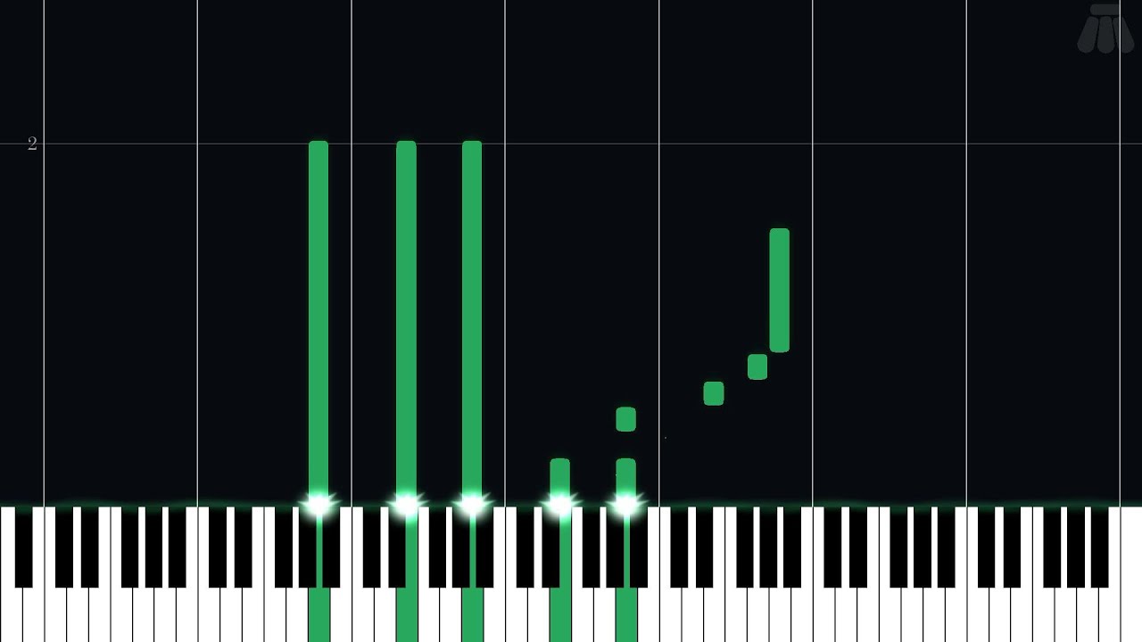 Opening Theme - Contra - Easy Piano Tutorial - YouTube