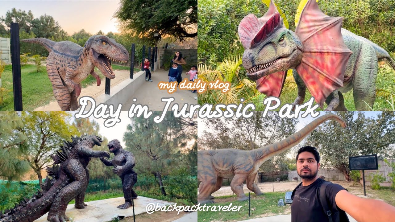 Inside REAL Jurassic Park in INDIA! Visiting Dinosaur Park - YouTube
