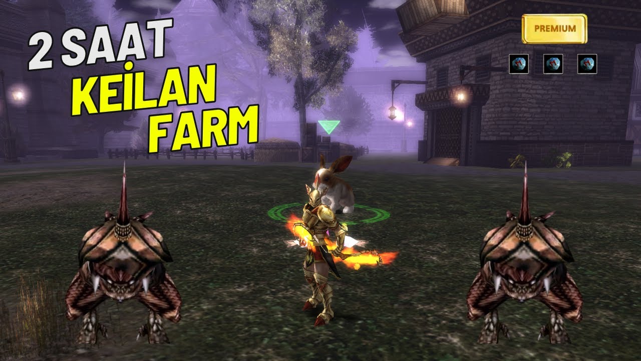 2 Saat Keilan Farm ( GOLD PREMİUM ) Knight Online - YouTube