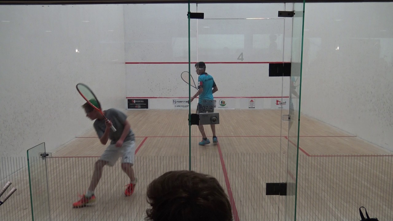 SQUASH CJSO 2016 ALEX VS DEVERILL 2 SET - YouTube
