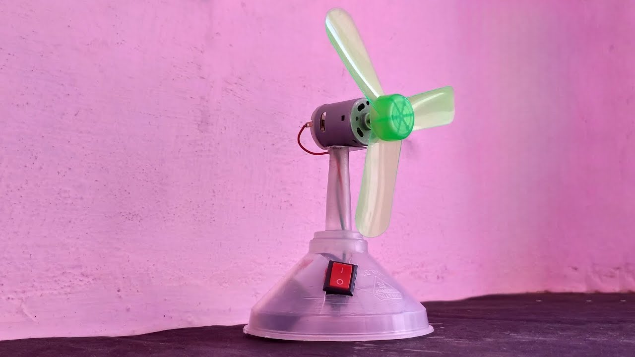 Making amazing fan for summer 🤯 with dc motor || - YouTube
