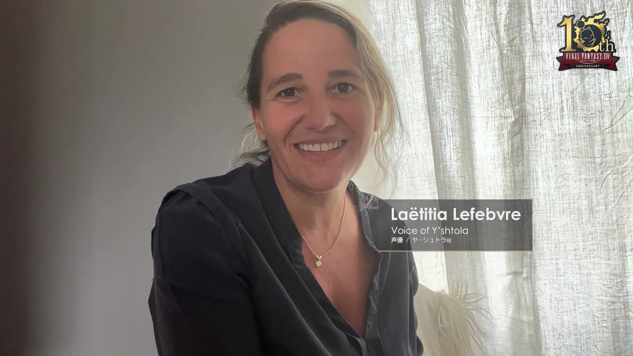 Laëtitia Lefebvre: FFXIV 10th Anniversary Message - YouTube