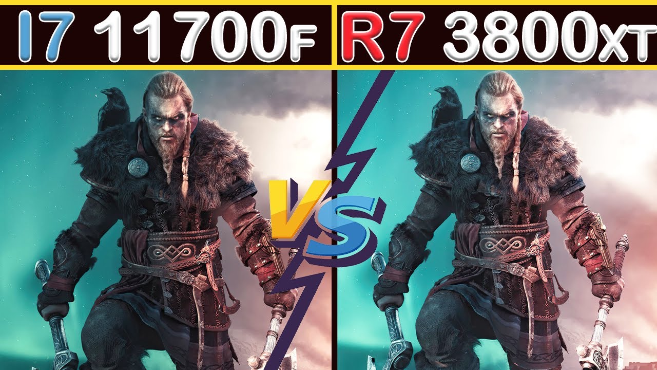 I7 11700F vs Ryzen 7 3800XT - Gameplay Benchmark Test In 10 Games - YouTube