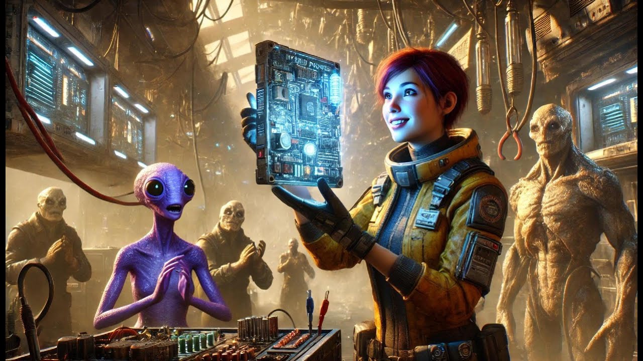 Abandoned to Die, a Human Engineer Rebuilt the Alien Station Better ...