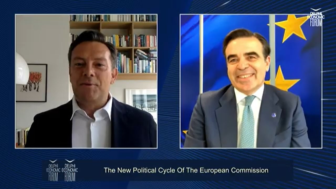 Ο Αντιπρόεδρος της Ευρωπαϊκής Επιτροπής κ. Μαργαρίτης Σχοινάς, στο ...