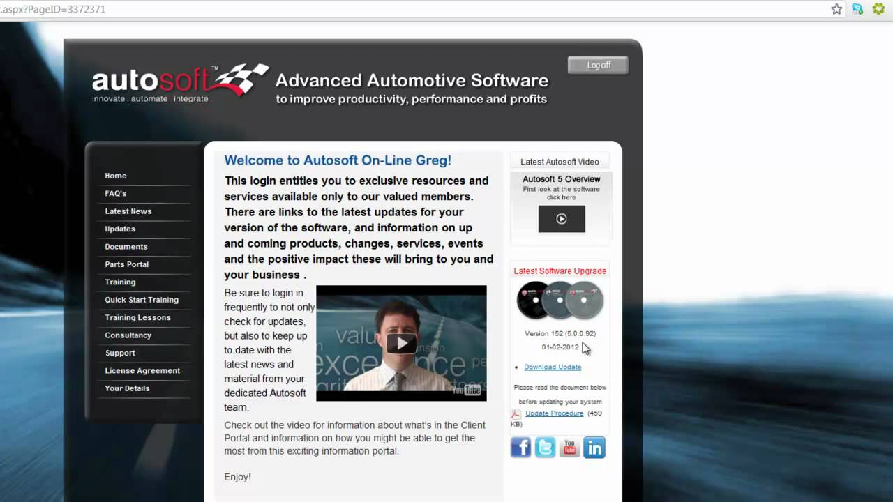 Autosoft Client Portal and what the benefits are. - YouTube