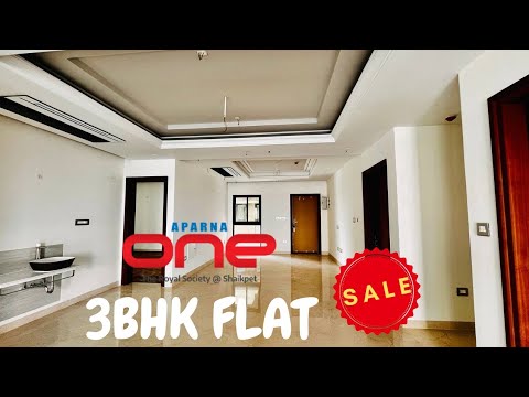 3 bhk flat for sale || aparna one || shaikpet || khajaguda ...