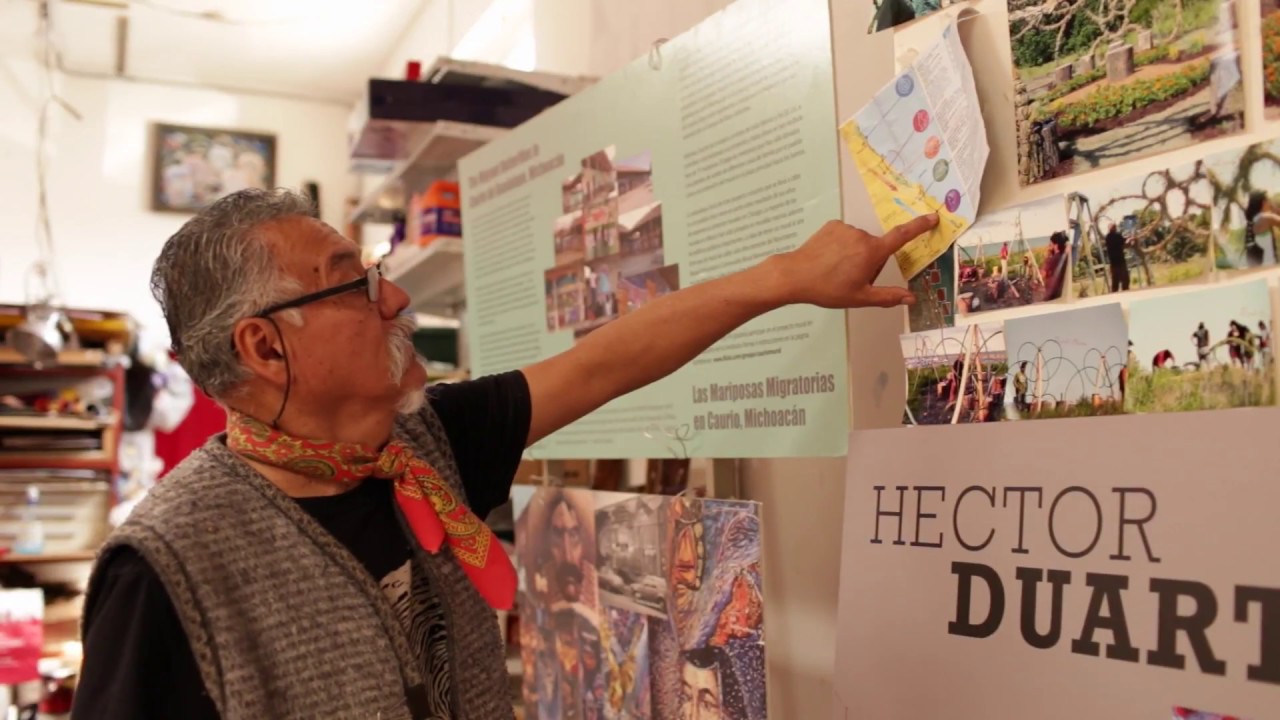 El muralista Hector Duarte | Voces - YouTube