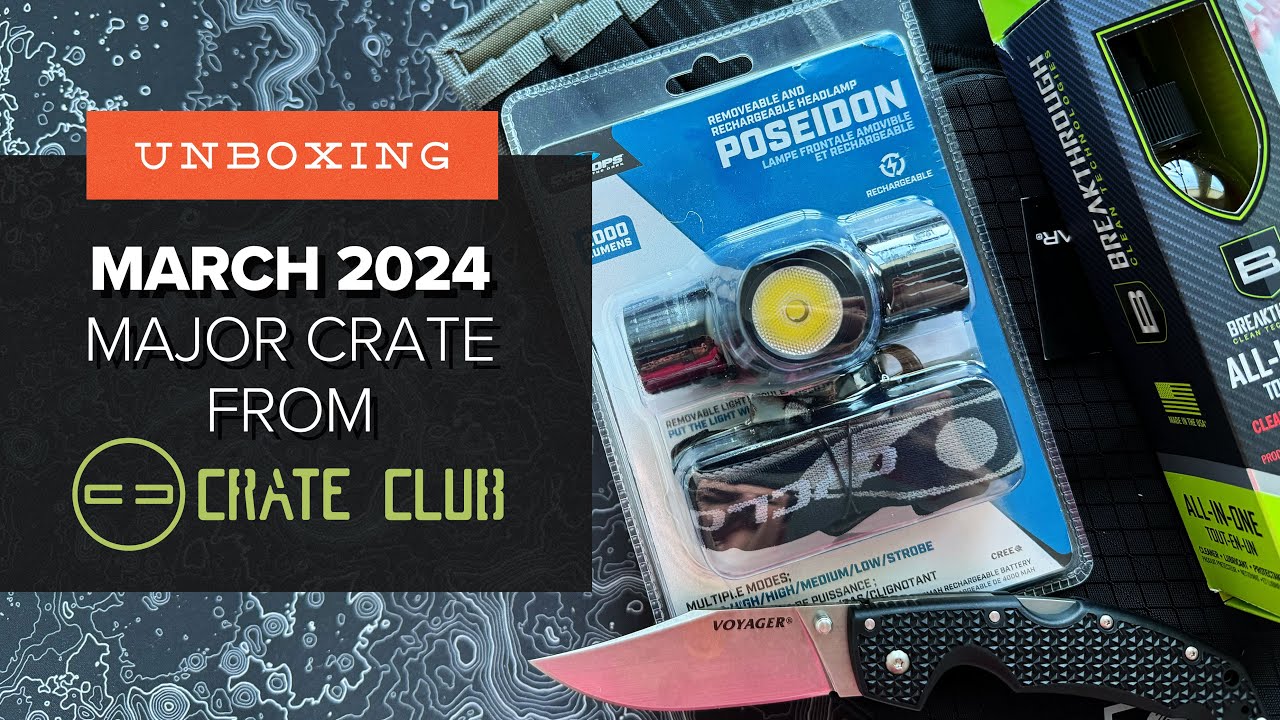 Tactical Toys - Unboxing the Crate Club Major Crate: March 2024 - YouTube