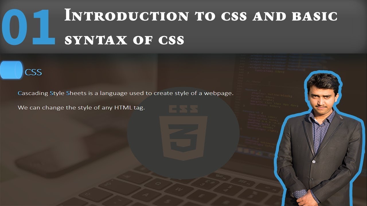 Introduction to css and basic syntax of css - YouTube