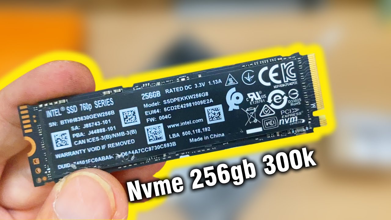 Mua Ssd nvme 256gb giá 300k trên shopee có ra đi 300k hay không - YouTube