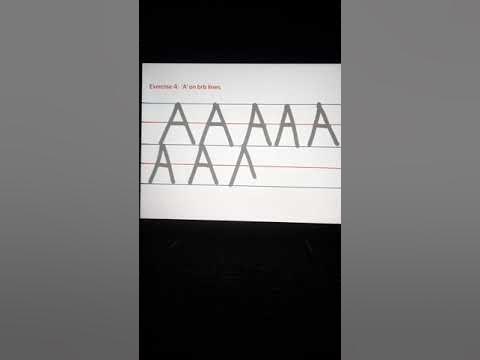 Writing Lesson: The Uppercase and Lowercase Aa - YouTube