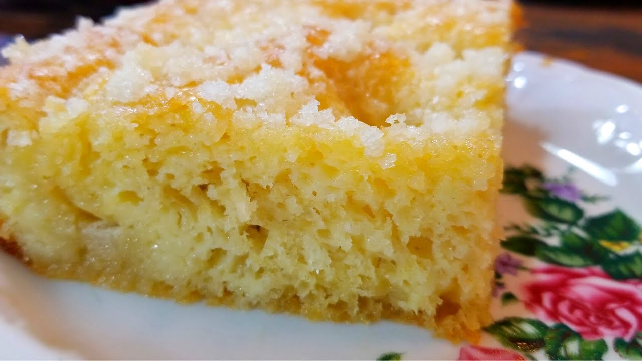 So Moist, Tasty and Easy to Make Tarte Au Sucre or Sugar Cake - YouTube