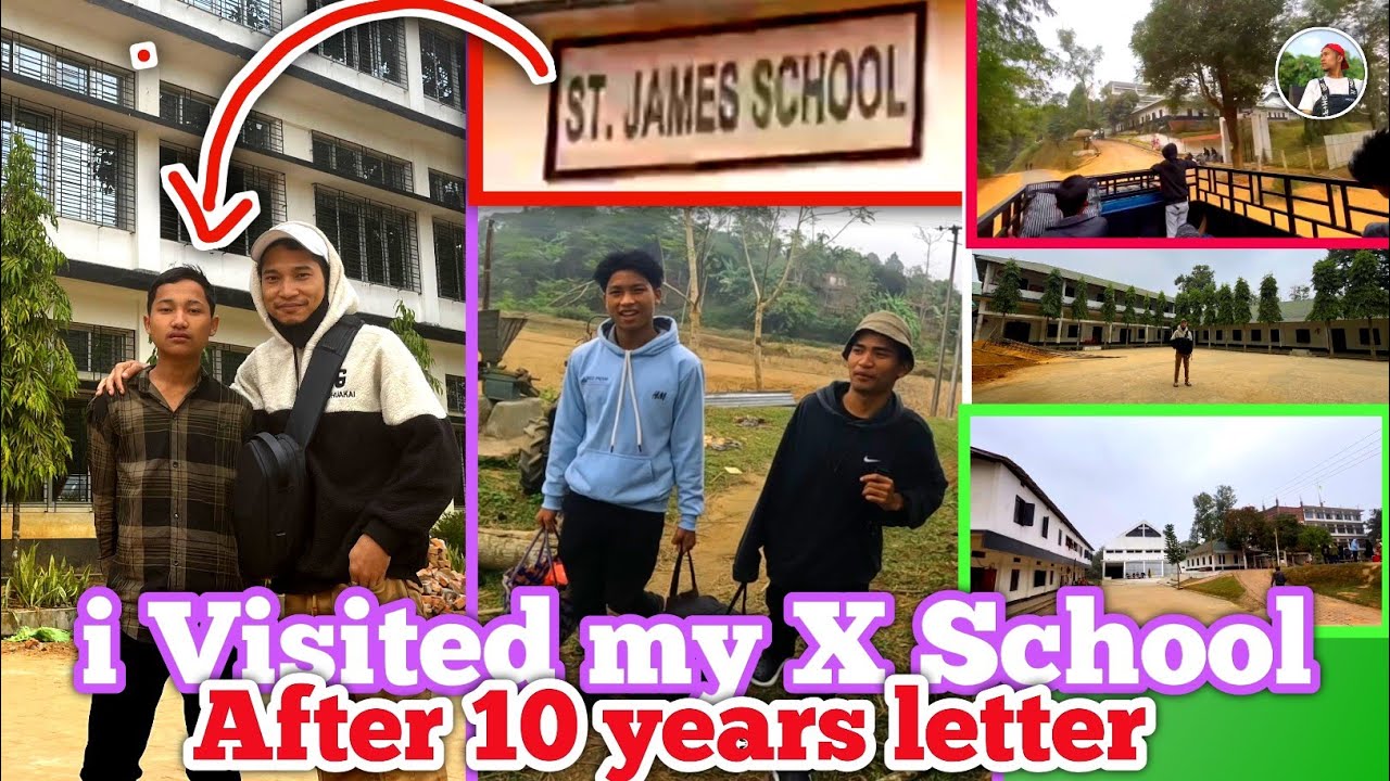 I Visited My X School after 10 years letter St.Jame School 2024 - YouTube