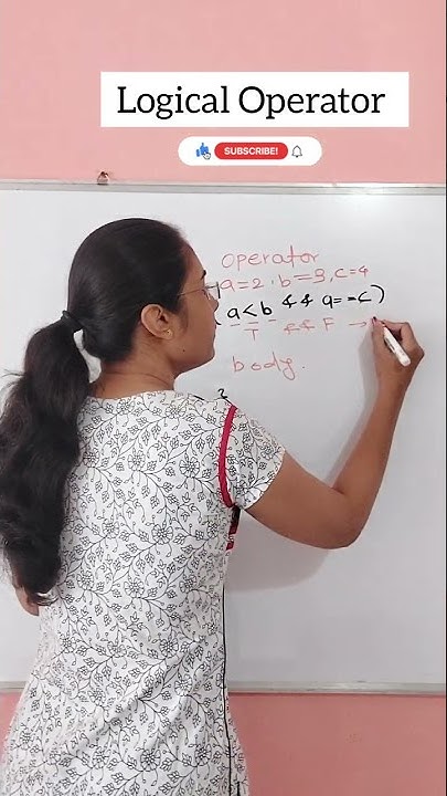 Logical Operator #shorts - YouTube