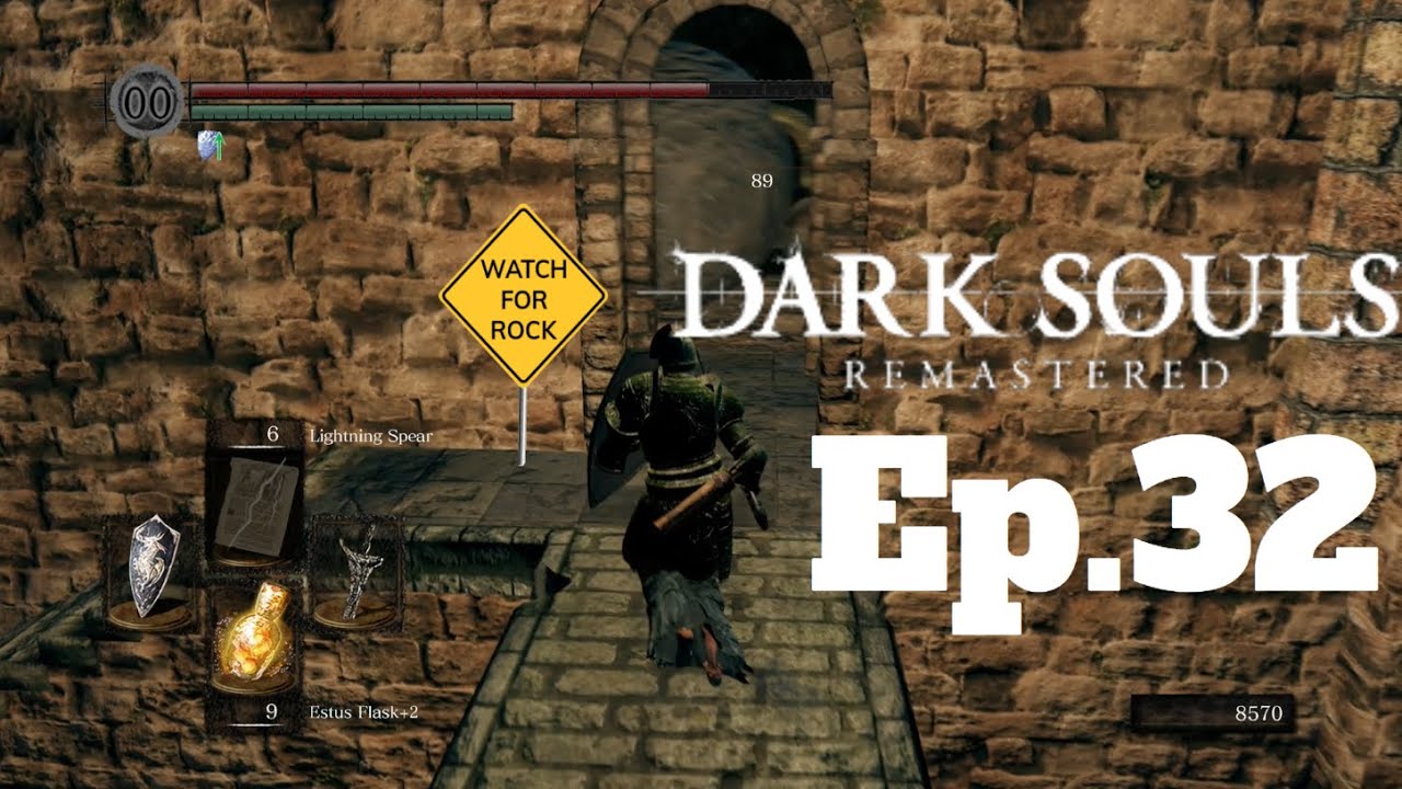 Watch for falling rocks | Dark Souls Remastered - YouTube