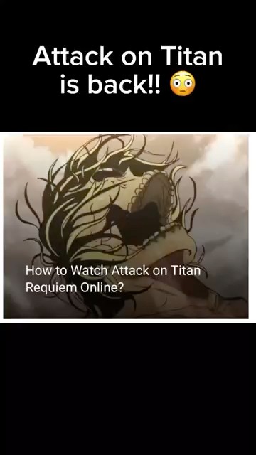 Attack on Titan is back 😳 - YouTube