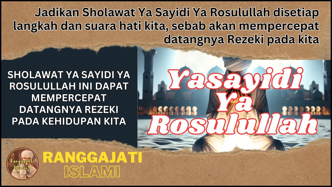 DIMUDAHKAN REZEKI, KETENANGAN & KEBAHAGIAAN HIDUP SHOLAWAT NABI YA ...