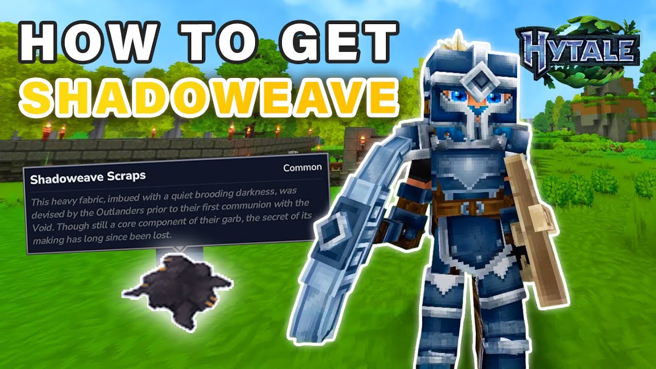 How to get Shadoweave Scraps Hytale - YouTube