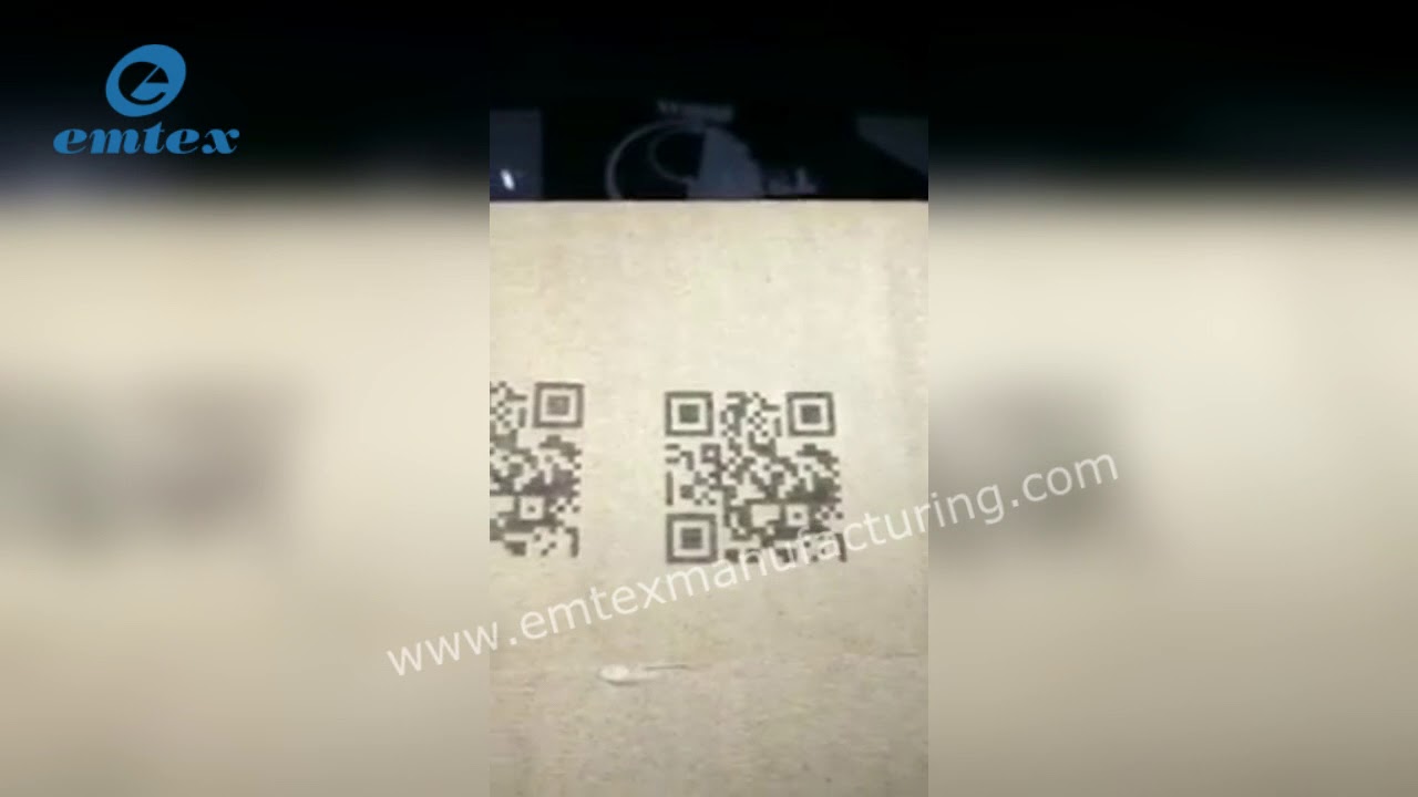 Emtex CO2 LASER Printing Machine for Corrugated Cardboard Box - Emtex ...