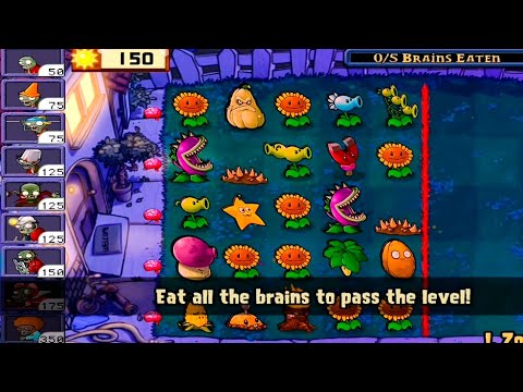 Pvz Brain 🧠 eaten challenge with all Gangstar Zombies |plants vs ...