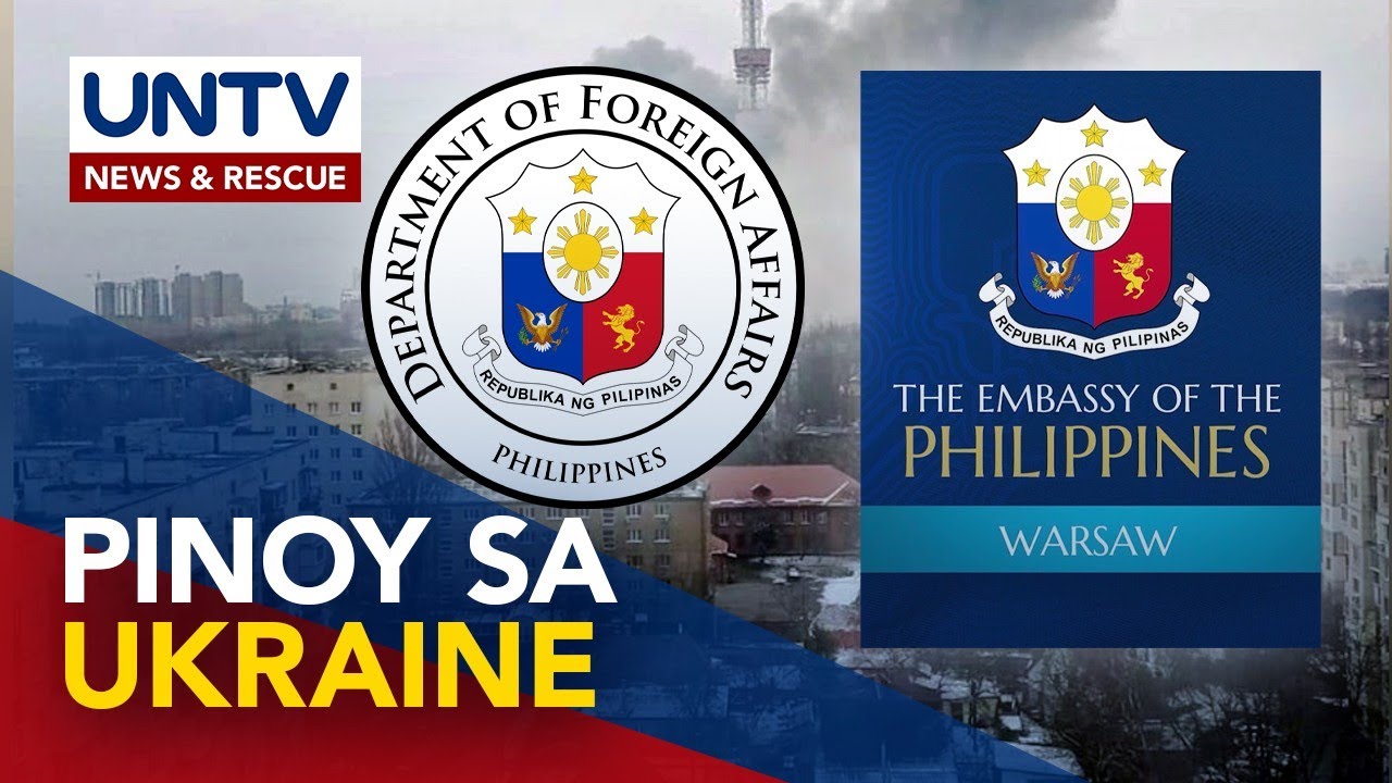 DFA, nakikipagugnayan na sa 25 Pinoy na nasa Ukraine - YouTube