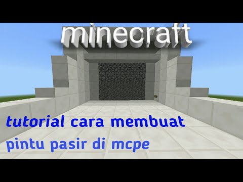 Cara membuat gerbang dari pasir di minecraft - YouTube