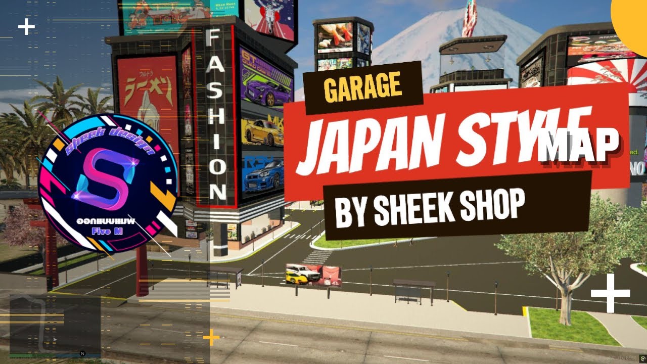 GTA V | FiveM Maps | Garage japan style By Sheek Shop - YouTube