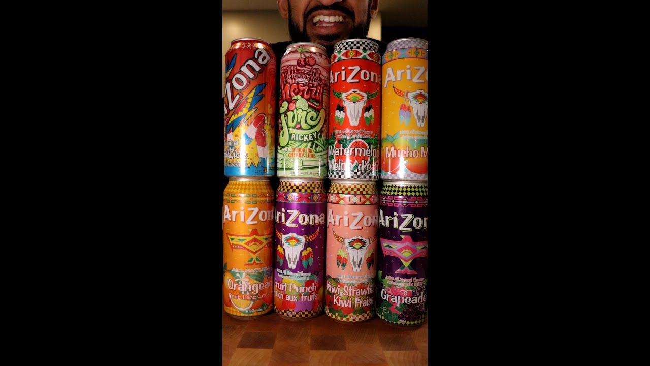 Let's Try Every ARIZONA ICE TEA Flavour - YouTube